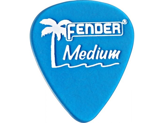 Fender PRIBOR California Clear Picks. Medium. Lake Placid Blue