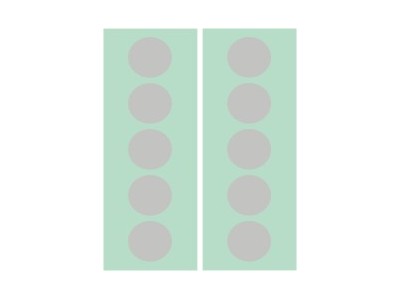 Yamaha MMRKEYPATCHFL 10 Flute ring key patches